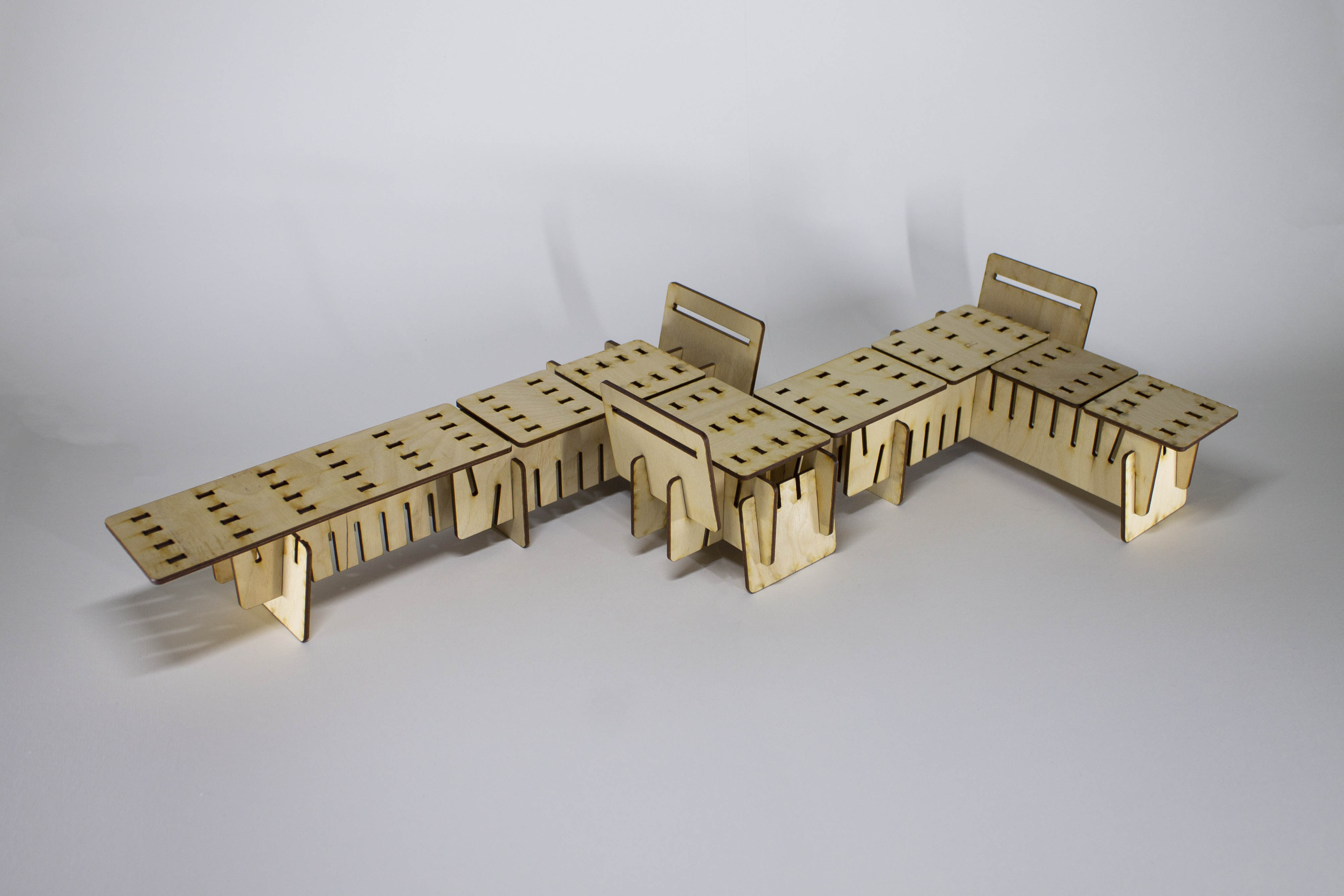 Spirit of Japanese Joinery: Modular Bench System v1.0 – Myles Richter ...